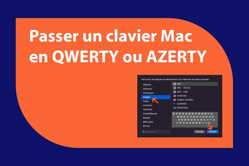 Passer un clavier en QWERTY ou AZERTY sur Mac - AnalogicTech